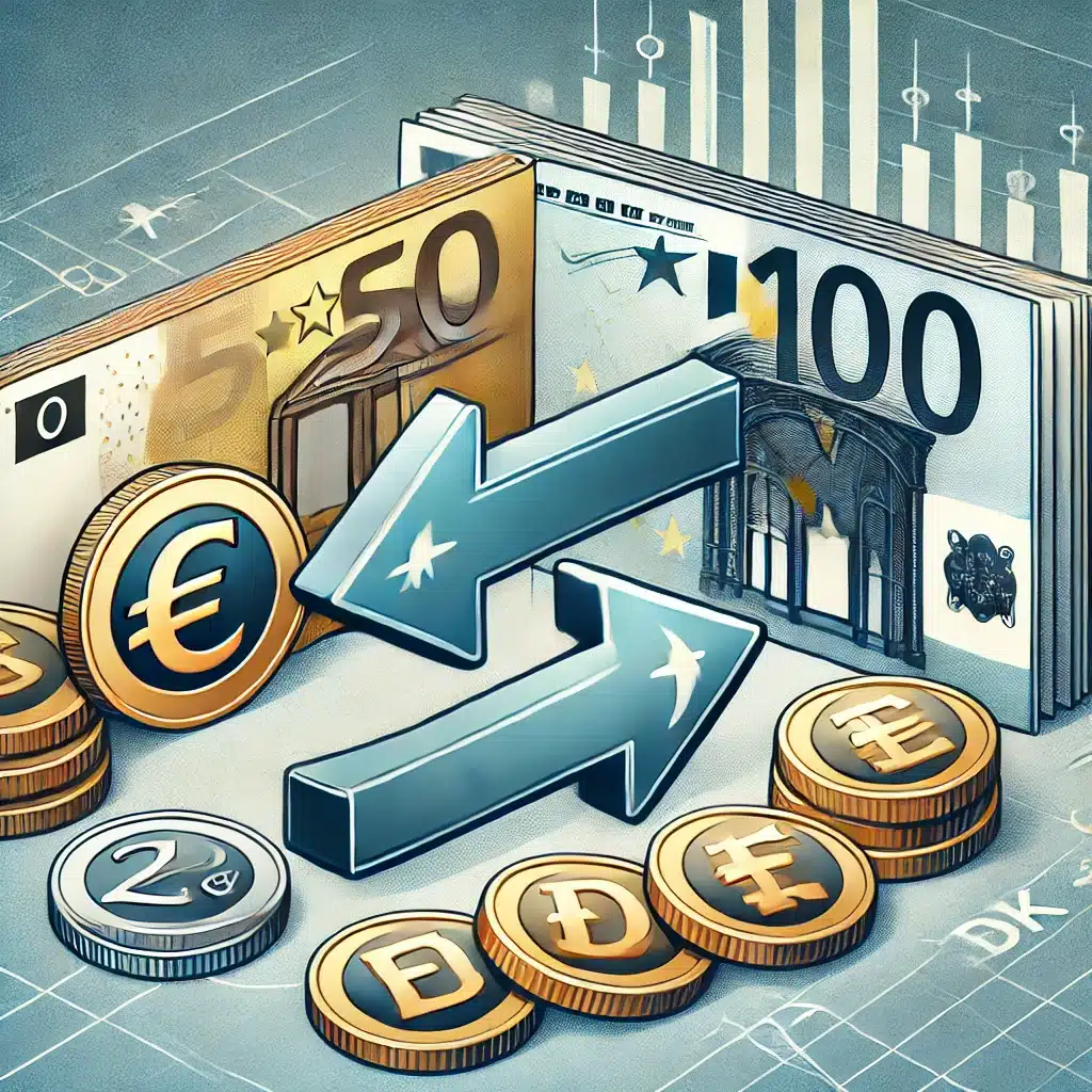 Hvad koster det at veksle Euro til Danske Kroner i 2024?